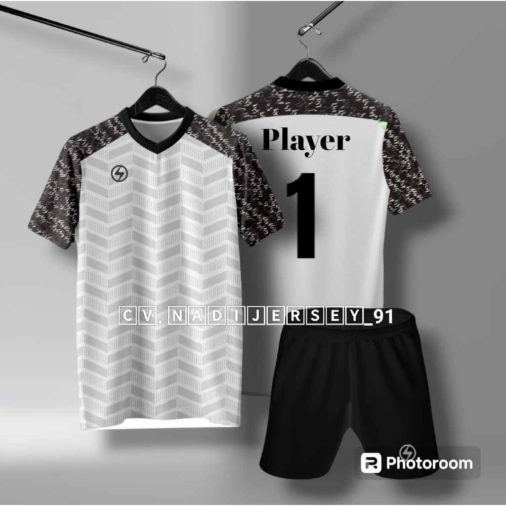 Jual GRATIS SABLON Satu Set Jersey Futsal Printing Dewasa Grade Custom ...