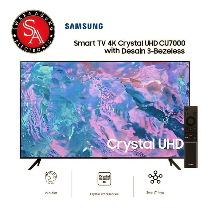 Jual Led UHD Smart TV 43 Inch Samsung Type: 43CU7000 (Khusus Daerah ...