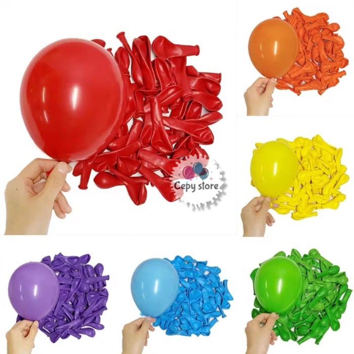 Jual Balon Latex Doff / Balon Doff 5 inch Per Pack (100pcs) | Shopee ...