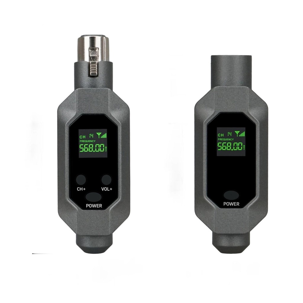 Jual Wired Mic Converter Adapter 30m-50m Rang UHF Wireless Microphone ...