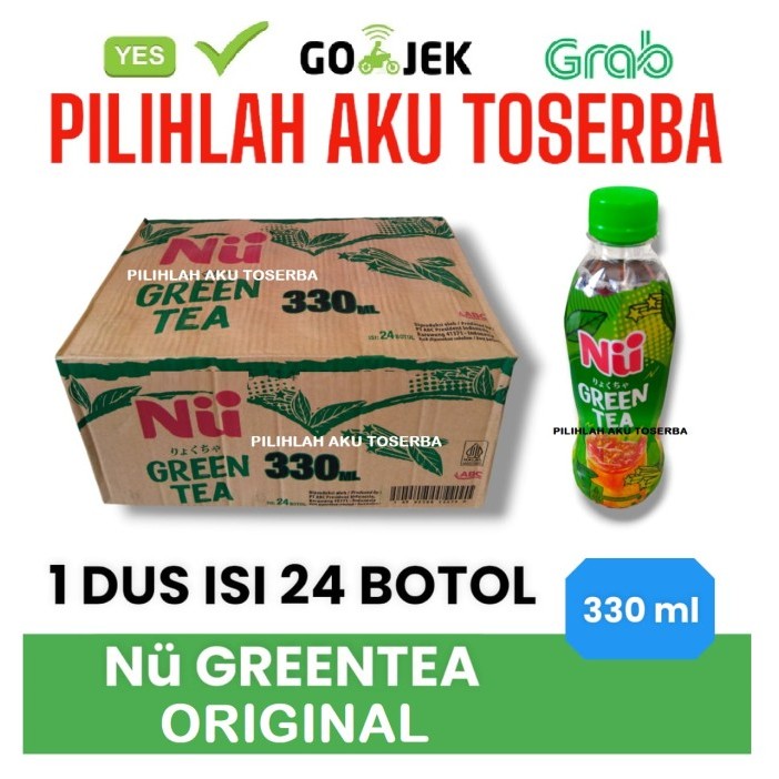 Jual NU Green Tea ORIGINAL 330 ml - ( HARGA 1 DUS ISI 24 botol ...