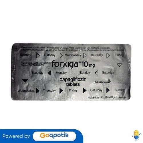 Jual Forxiga 10 Mg Strip 14 Tablet | Shopee Indonesia