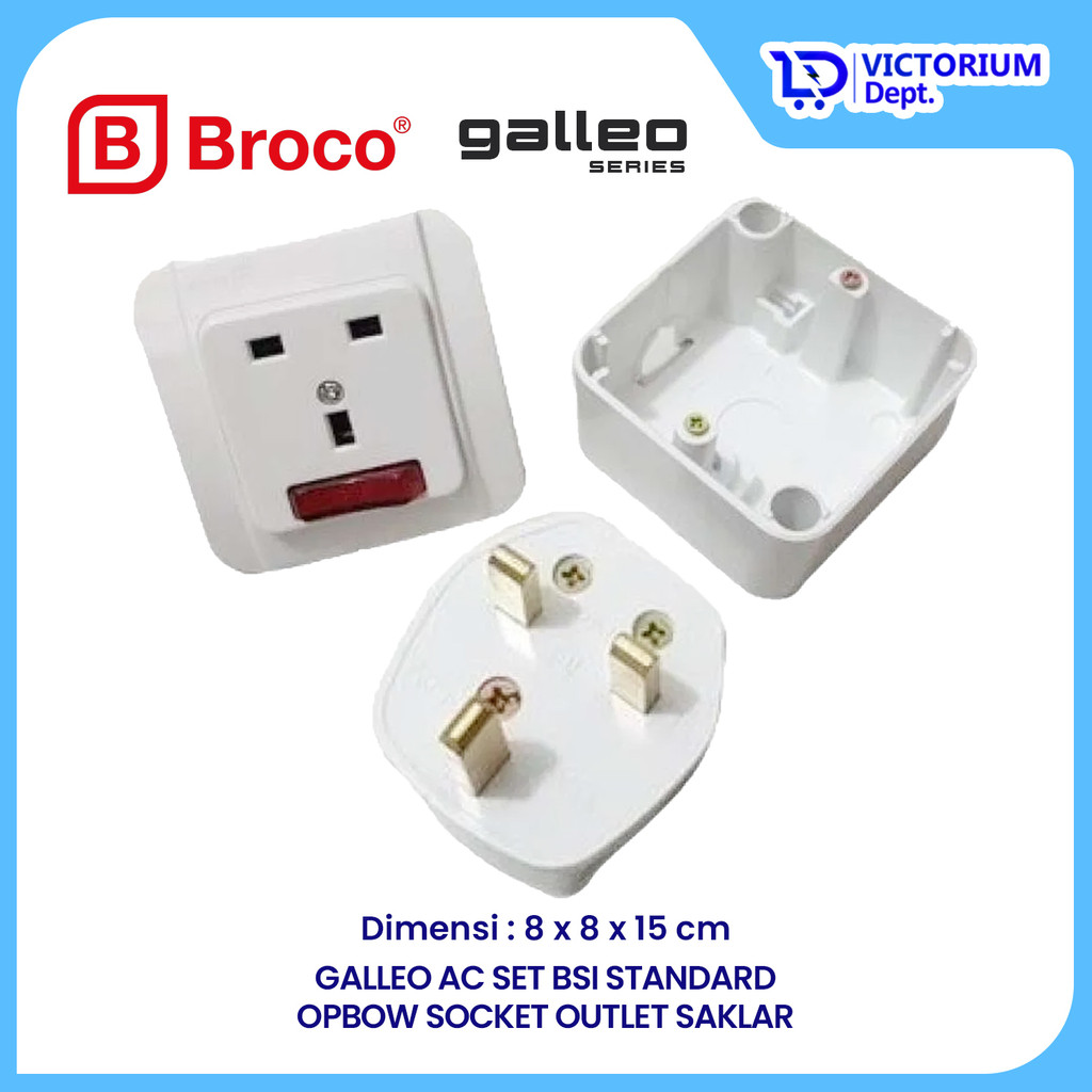 Jual VICTORIUM- BROCO GALLEO SERIES AC SET BSI STANDARD OPBOW STOP ...