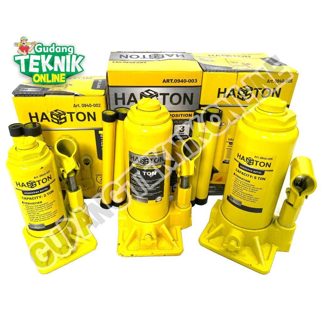 Jual Dongkrak Botol 2T 3T 5T HASSTON PROHEX / Hydraulic Jack Bottle ...