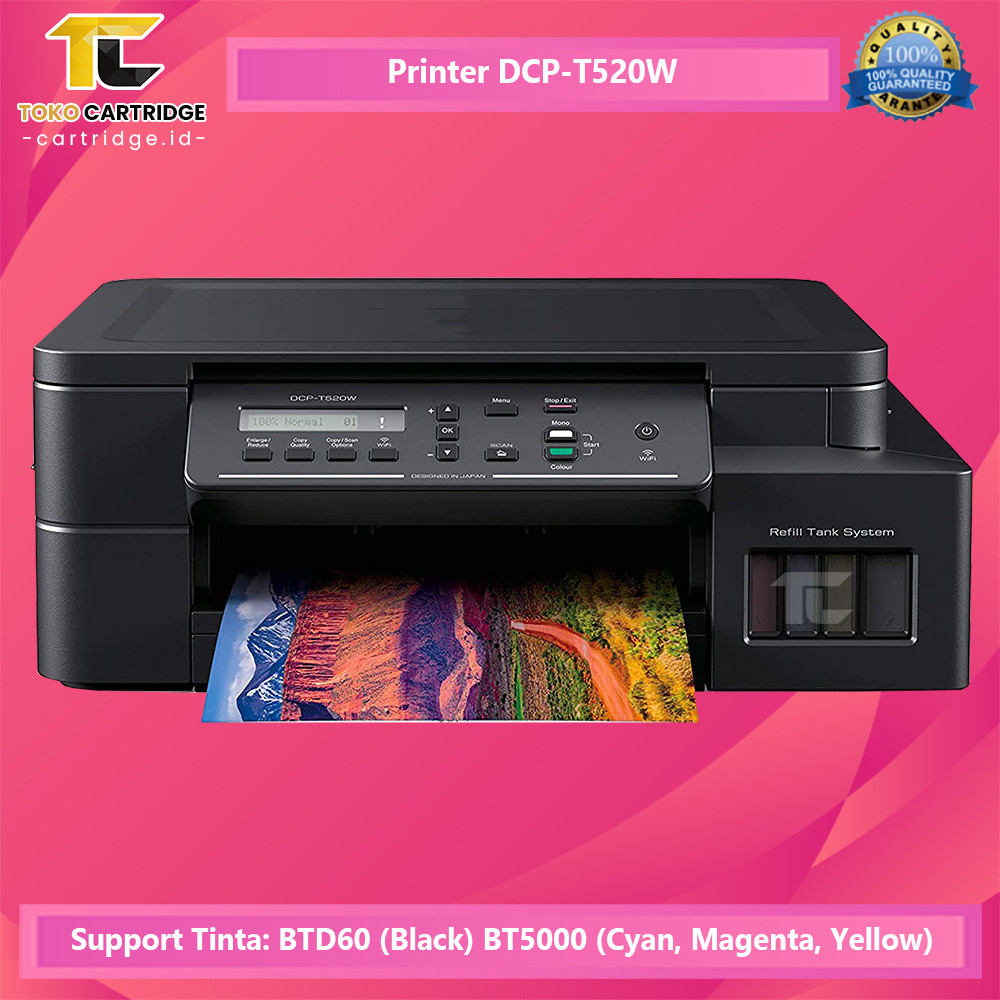 Jual Printer Brother DCP-T520W InkTank AIO Print Scan Copy WiFi DCP ...