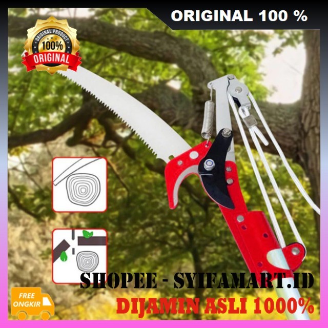 Jual Gunting Dahan Tarik Pisau Tali Multifungsi Gergaji Kopi Cengkeh Gunting Dahan Tarik Gergaji ...