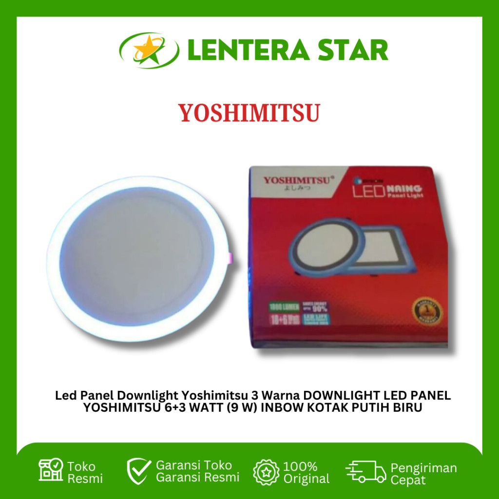 Jual Led Panel Downlight Yoshimitsu 3 Warna DOWNLIGHT LED PANEL ...