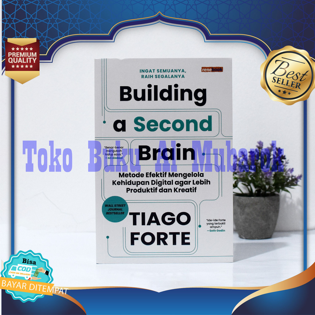 Jual Buku Building a Second Brain by Tiago Forte Buku Inspirasi Dan ...