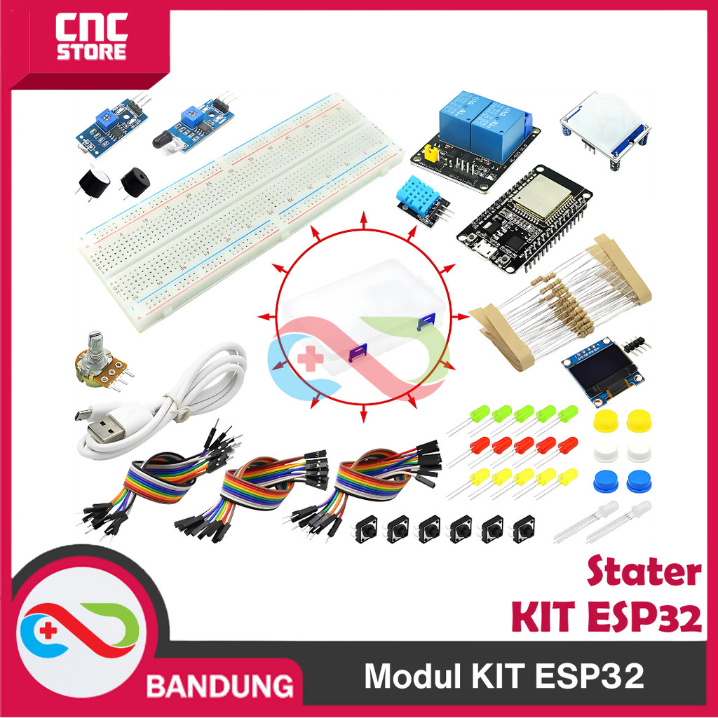 Jual KIT ESP32 MODULE KIT STARTER KIT FOR ESP32 ESP-32S WIFI MODULE | Shopee Indonesia