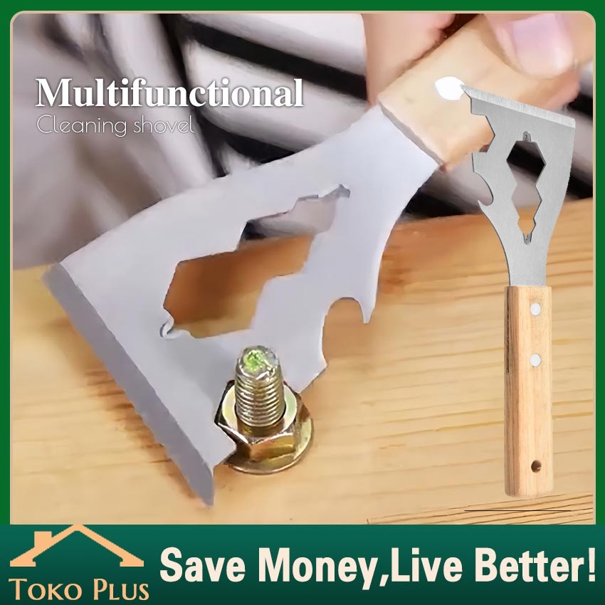 Jual Kape Stainless Steel Multifungsi Scraper Kape Pembersih Kerak ...