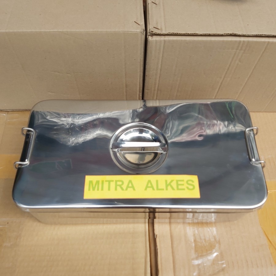 Jual Instrument Tray Lock Unlock 35x18x10 cm. Bak instrumen Lock Unlok ...