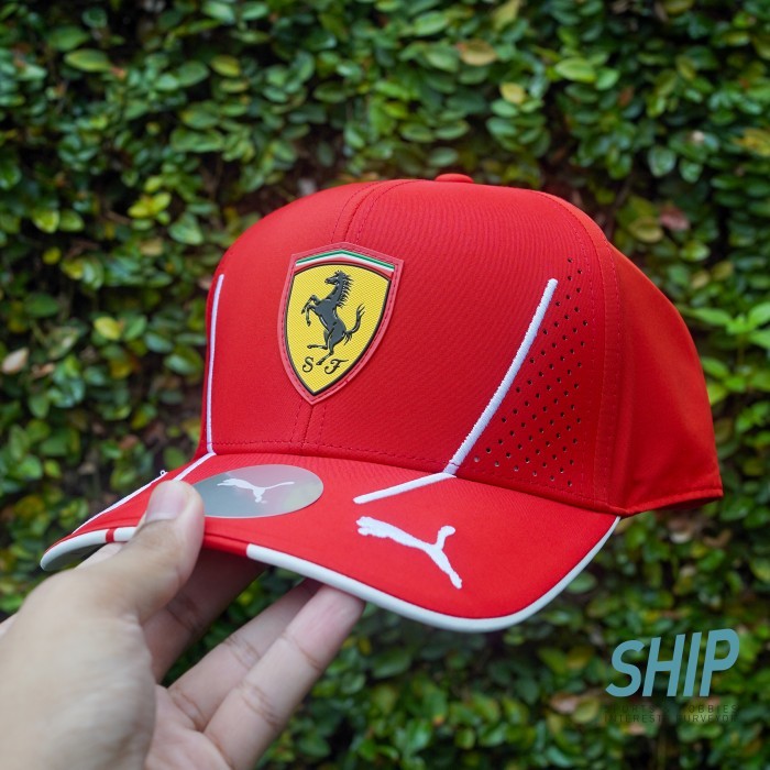 Jual Topi Driver cap LECLERC FERRARI 2024 PUMA formula 1 F1 | Shopee ...