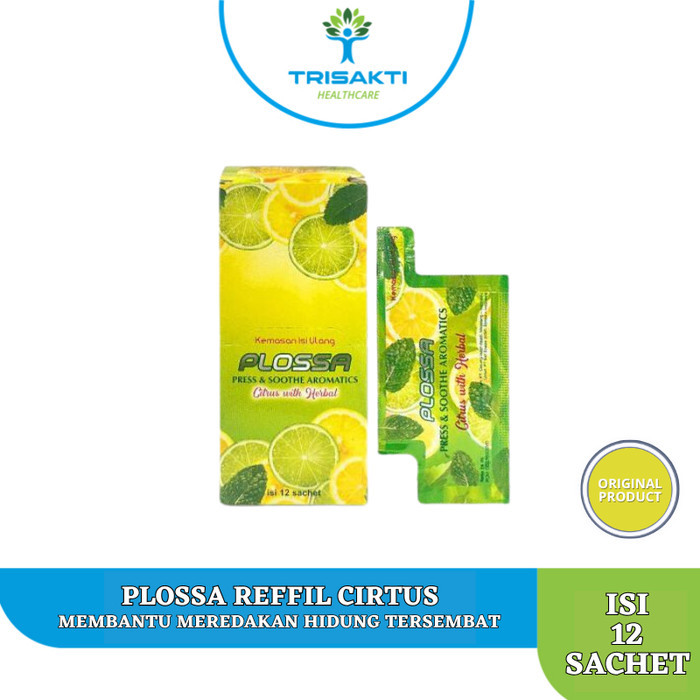 Jual REFILL PLOSSA CITRUS ISI 12 SACHET X 4 ML | Shopee Indonesia
