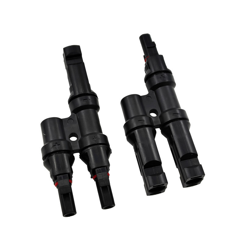 Jual 1 Pair IP67 Solar PV Connector Approved 2 to 1 T Branch Male And ...