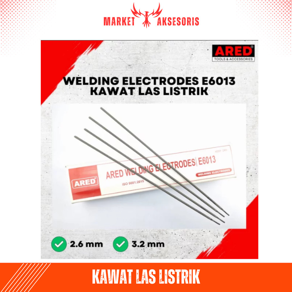 Jual Refill Kawat Las Besi 2,6mm 1 KG Welding Electrodes Isi Ulang ...