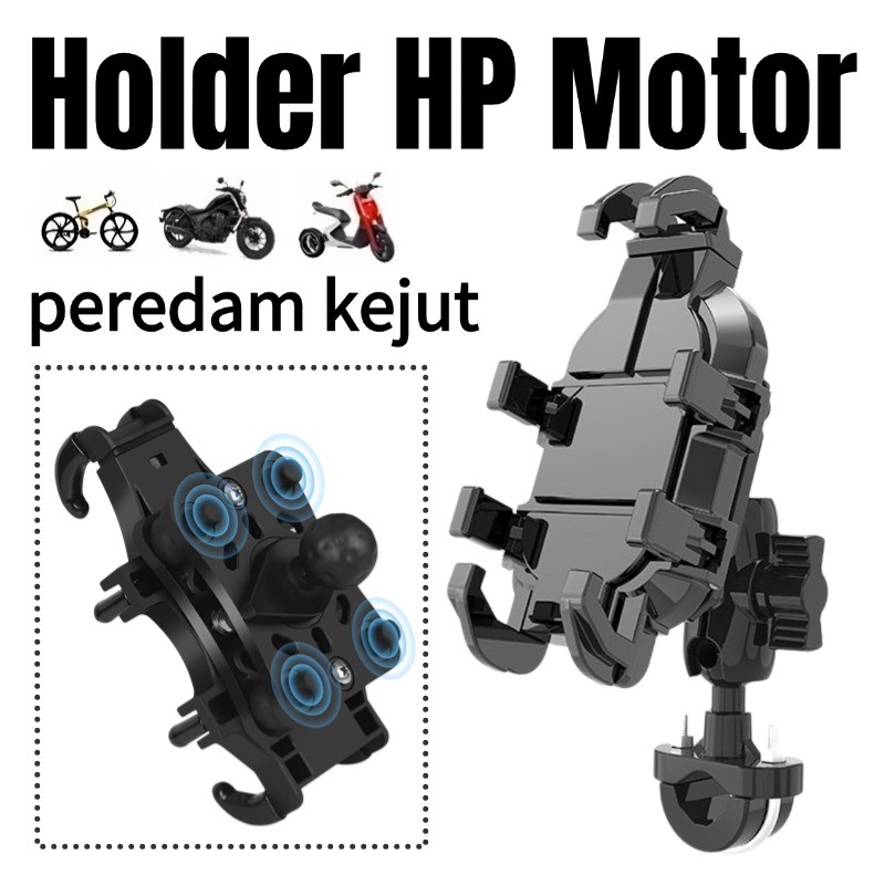Jual GUB Holder Hp Motor Spion Phone Stand ahan guncang Tempat hp ...