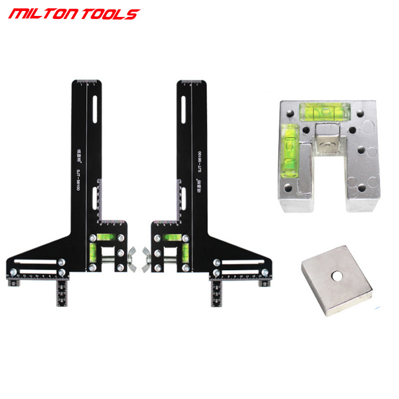 Jual 1set elevator rail gauge guide ruler elevator guide ruler Guideway ...