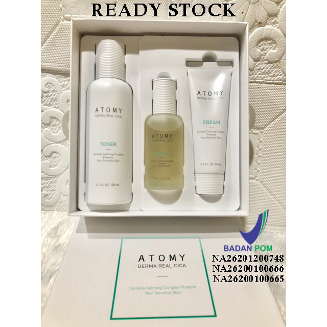 Jual Atomy Derma Real Cica SET | skincare untuk kulit sensitif | Shopee ...