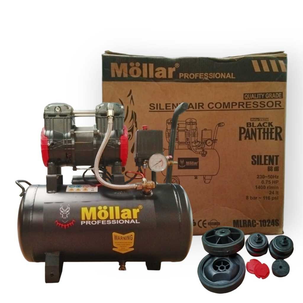 Jual Kompresor Angin Silent Mollar® Professional Black Panther - MLRAC ...