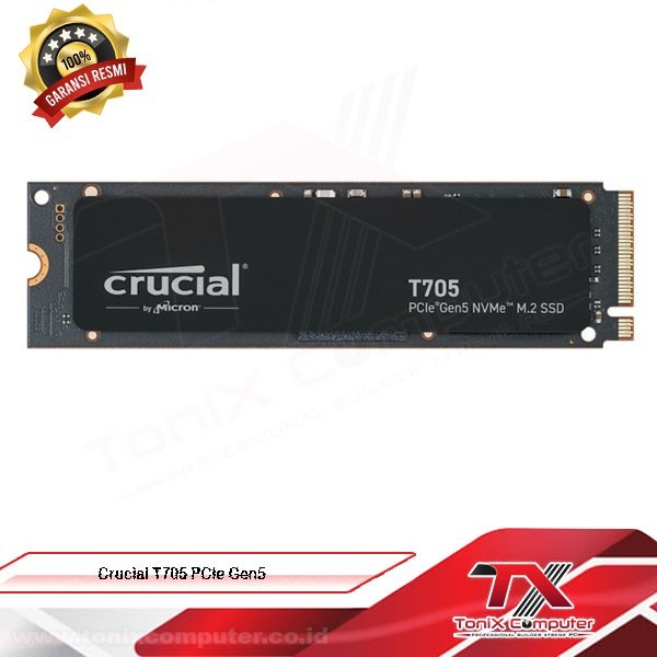 Jual Crucial T705 PCIe Gen5 NVMe M.2 SSD 2TB | SSD Gen5 NVMe 2TB ...