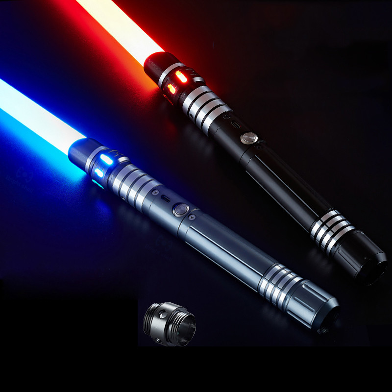 Jual Lightsaber Metal Laser Sword Toys RGB Light Saber 7 Color Change ...