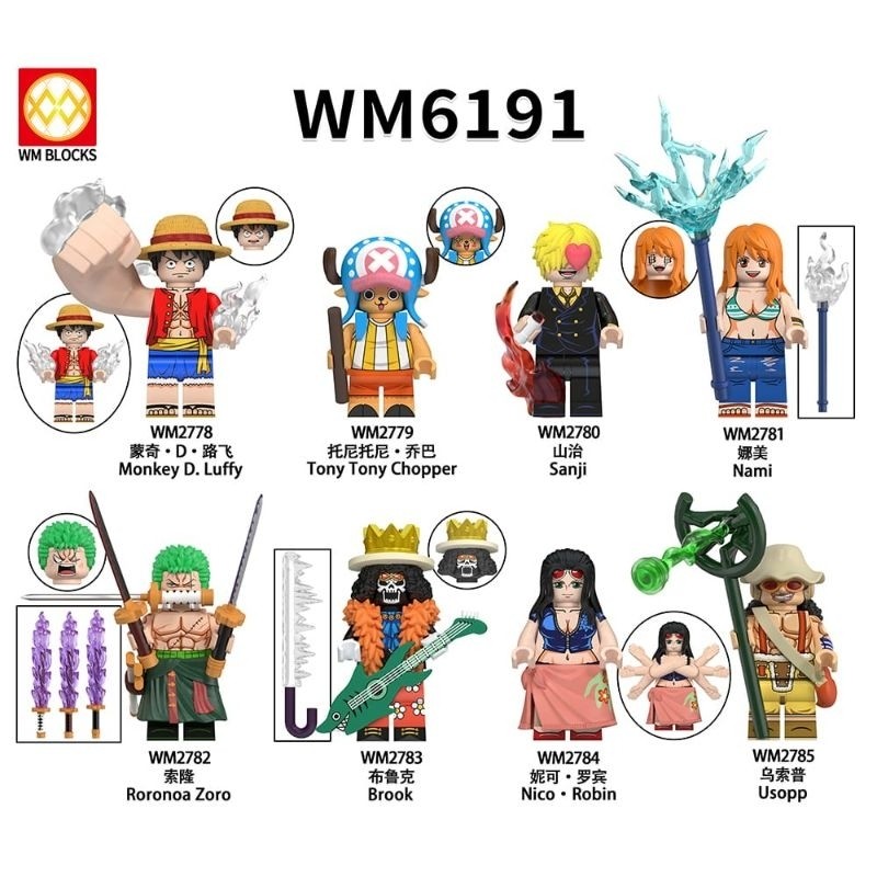 Jual Station minifigure Action figure one piece Monkey d luffy Chopper ...