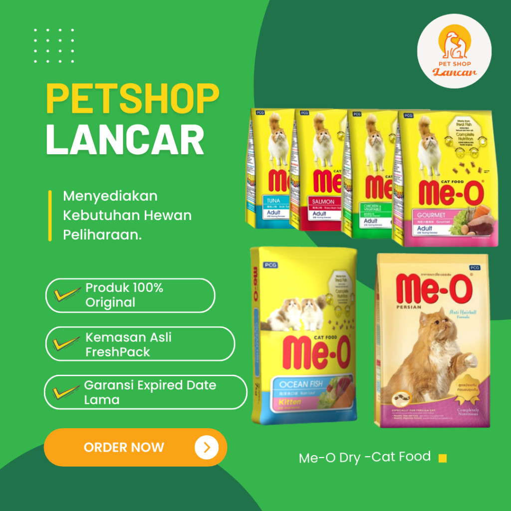 Jual ME-O ADULT ALL VARIANT Makanan Kucing MEO Semua Rasa FRESHPACK 1.2 ...