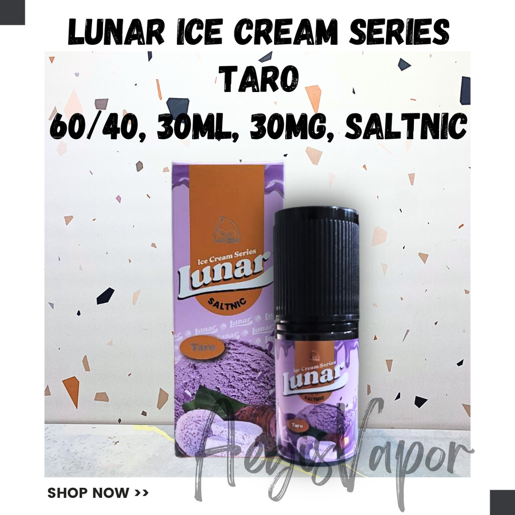 Jual Lunar Ice Cream Taro 30ml 30mg Saltnic | Shopee Indonesia