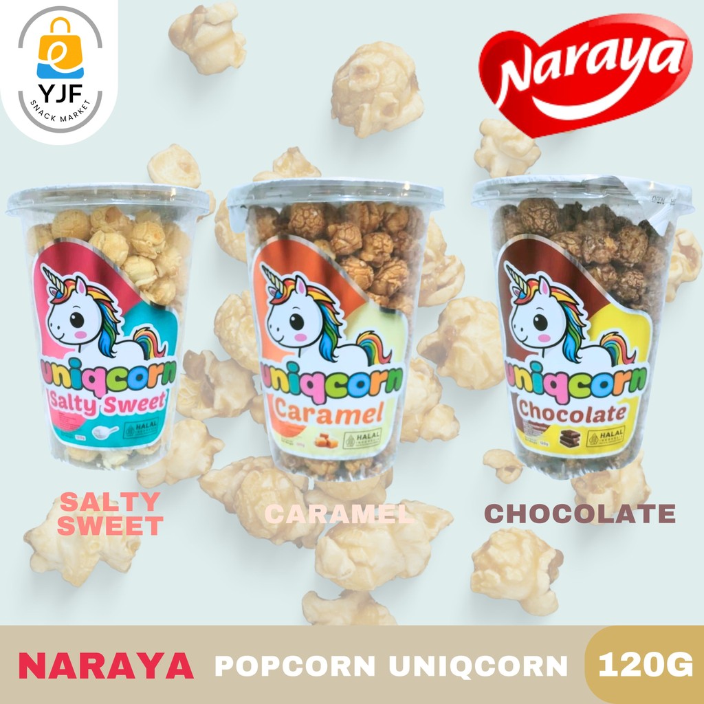 Jual Naraya Uniqcorn Popcorn Big Ball 120g Berondong Jagung Rasa ...