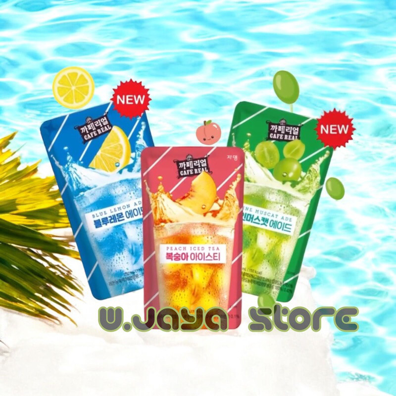 Jual Jardin Cafe Real 230 mL Rasa Buah Blue Lemonade/ Peach Iced Tea/ Shine Muscatade | Shopee ...