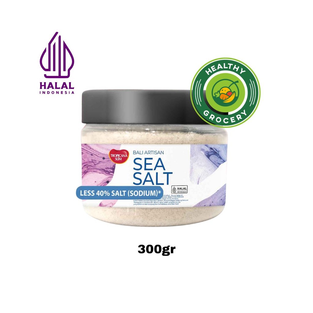 Jual Tropicana Slim Bali Artisan Sea Salt 300gr | Shopee Indonesia