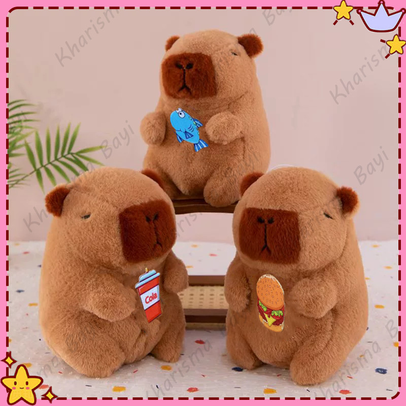 Jual KHARISMA Capybara Plush Toy Yang Dipersonalisasi 22cm Boneka Lucu ...
