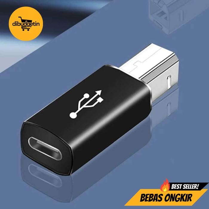 Jual Adapter Type C Female to Type B MIDI Aluminium - WEFAWAN W25 ...