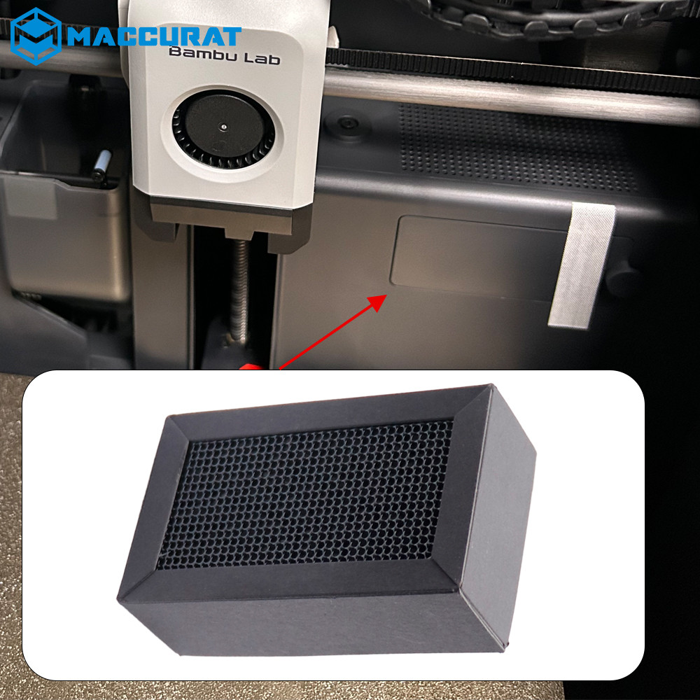 Jual 1/2/3/4/5pcs for Bambu Lab P1 X1 Activated Carbon Air Filter ...