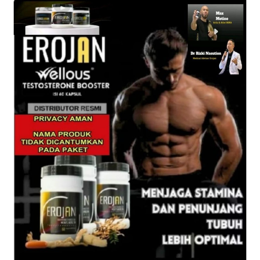 Jual erojan original 60 kapsul 100% tembus barcode halal mui Ampuh ...