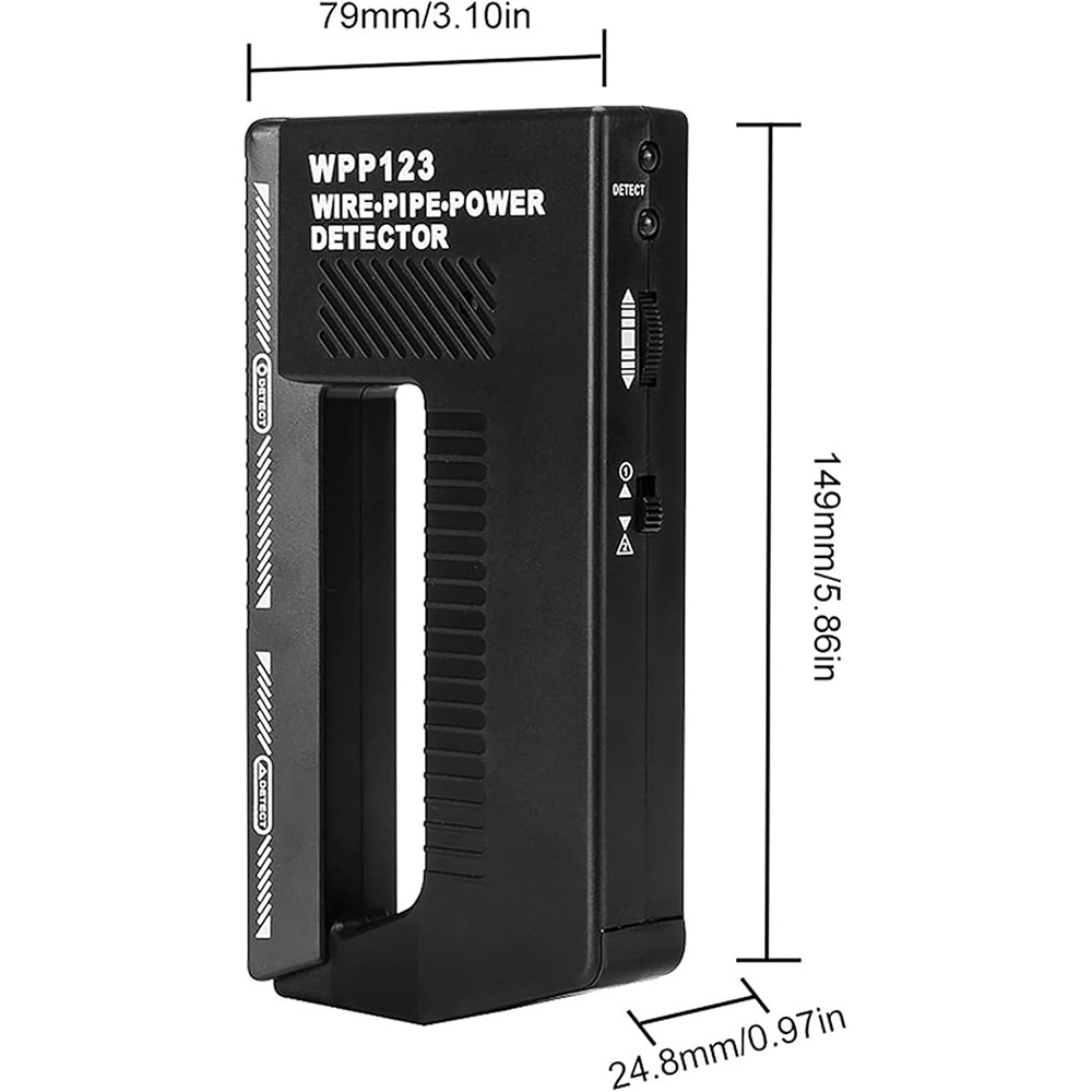 Jual WPP123 Wall Scanner Metal Detector Pointer AC Wire Metal Detection ...