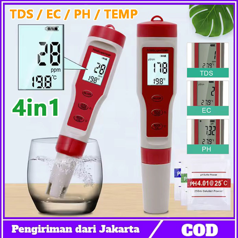 Jual Siap Multifungsi 4/5/7 in 1 Pena Pengukur Digital dengan Lampu ...