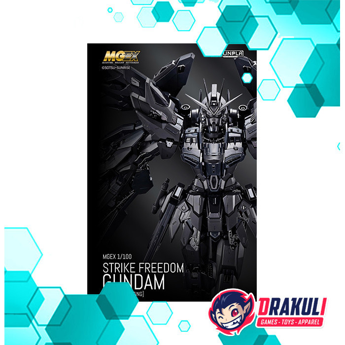 Jual Bandai Plamo 1/100 MGEX Strike Freedom Gundam [Midnight Coating ...