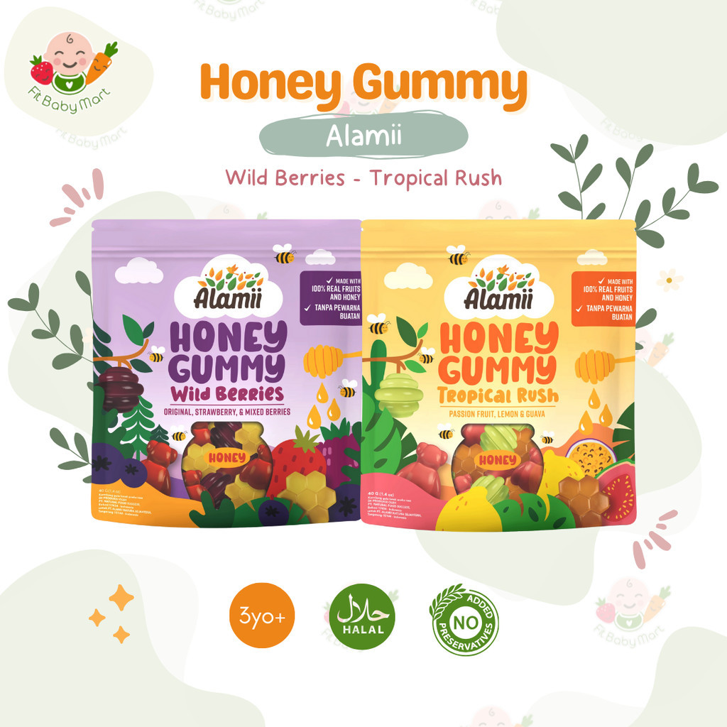 Jual ALAMII- Honey Gummy Permen Madu Snack Cemilan Anak | Less Sugar ...