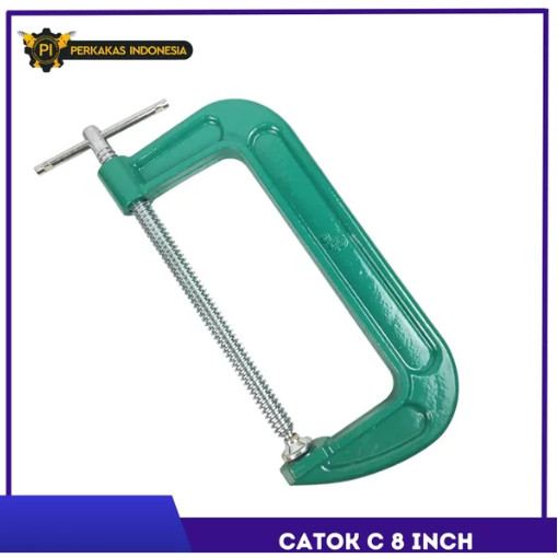 Jual Alat Press Catok Clamp Klem C 8 Inch Penjepit Papan Kayu Heavy ...