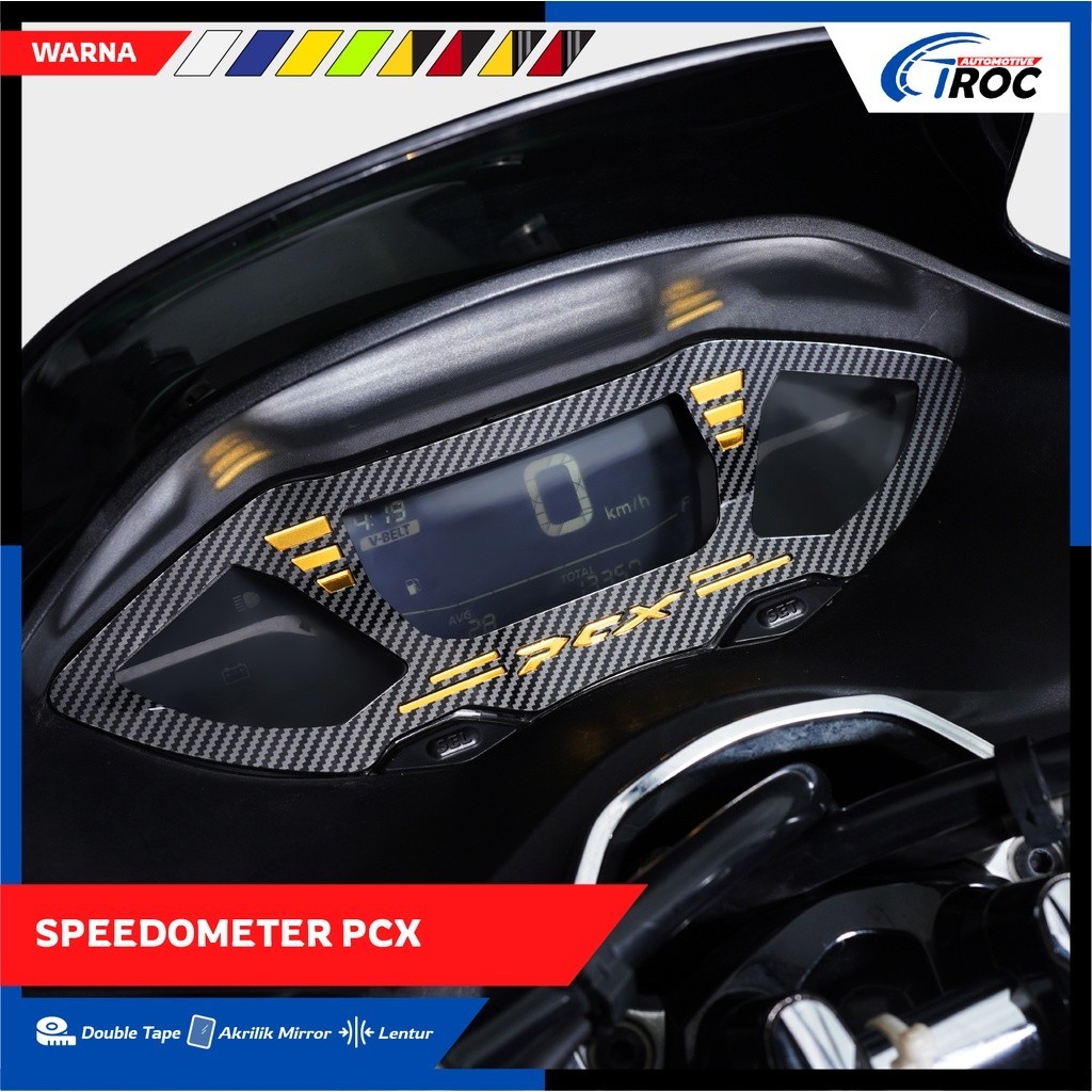 Jual GARNISH SPEDOMETER PCX160 BAHAN AKRILIK BUKAN STIKER GARNIS ...