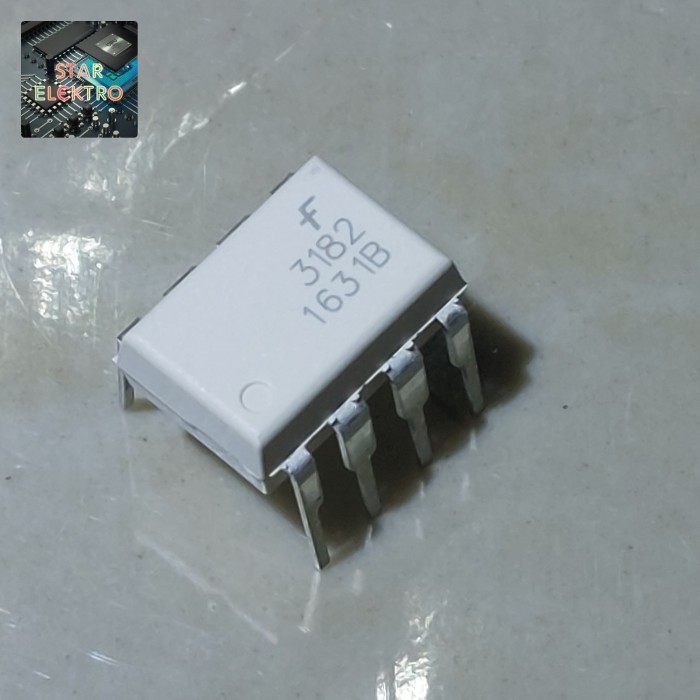 Jual 3182 Dip-8 Tancap FOD3182 IC High Speed Mosfet Gate Driver ...