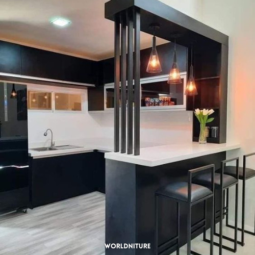 Jual Olmos Meja Bar Mini Bar Minimalis Modern Full Set 120 Cm Dan 150 ...