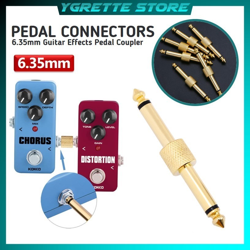 Jual YGRETTE - 1PCS Keytars Jack Audio Adaptor Efek Gitar 6.35mm 1/4 ...