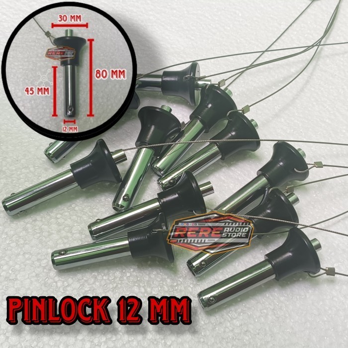 Jual Pinlock Bracket Line Array 12mm / Pinlok Breket 12 MM Kualitas ...
