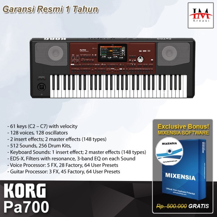 Jual Korg Pa700 / Pa-700 / Pa 700 Professional Arranger Garansi RESMI | Shopee Indonesia