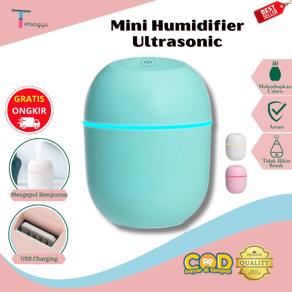 Jual Air Aroma Mini Humidifier Ultrasonic Atomizer Purifier Diffuser ...