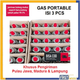 Jual 3 Pcs Gas Portable / Gas Kaleng / Gas Kamping / Gas Tabung Isi ...