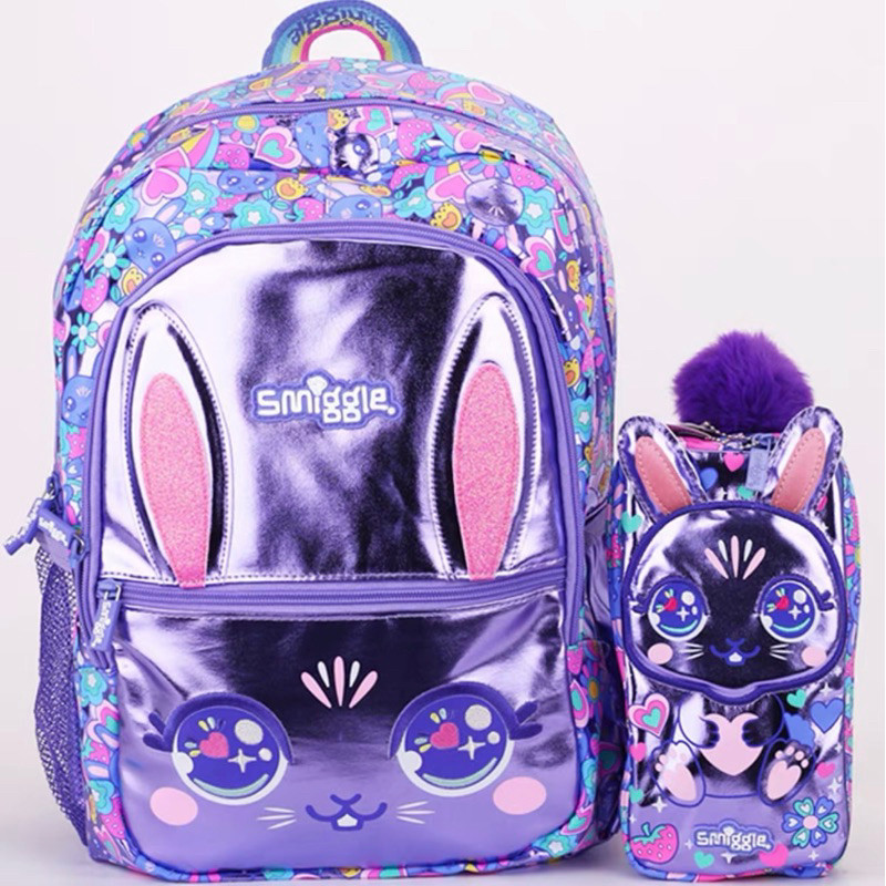 Jual RANSEL SD NEW 2023 SMIGGLE LILAC BUNNIES / RABBIT UNGU GRADE ORI ...