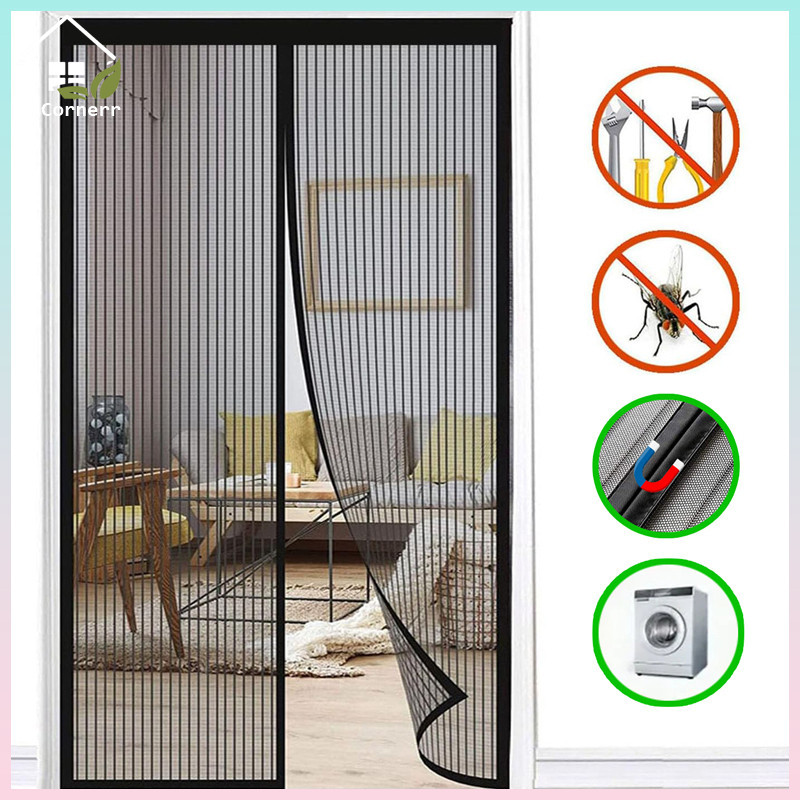 Jual Tirai Pintu kamar / Tirai Magnet Anti Nyamuk / Hordeng Pintu Anti ...